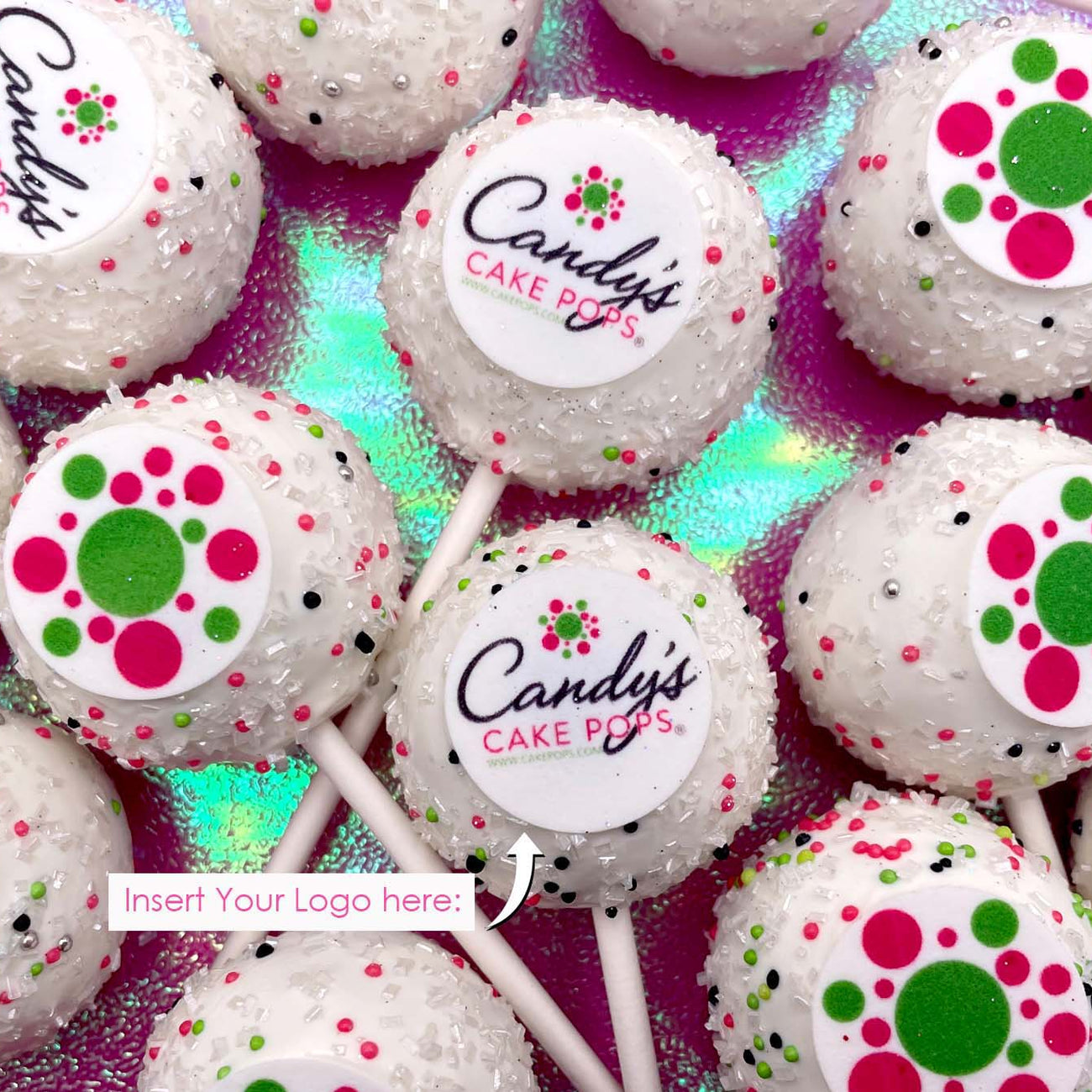 Wholesale Cake Pops | Logo Cake Pops - Candy Cake Pops