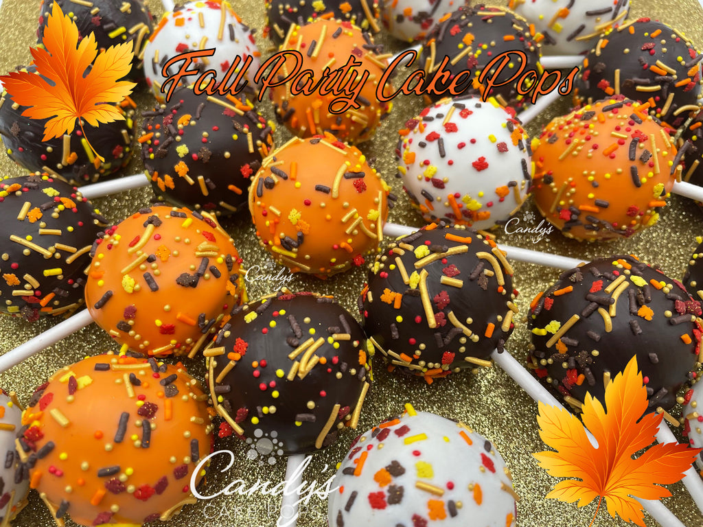 Fall Festival Cake Pops Available: 9/1-11/30