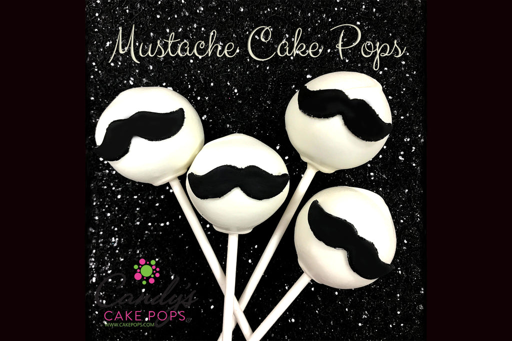 Mustache Cake Pops (you may customize color chocolate and mustache col